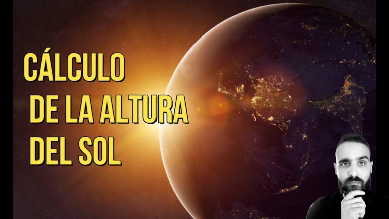 ¿Cómo se calcula la Altura Solar?